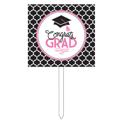 Glamorous Grad Yard Sign — MidValleyCloseouts.com